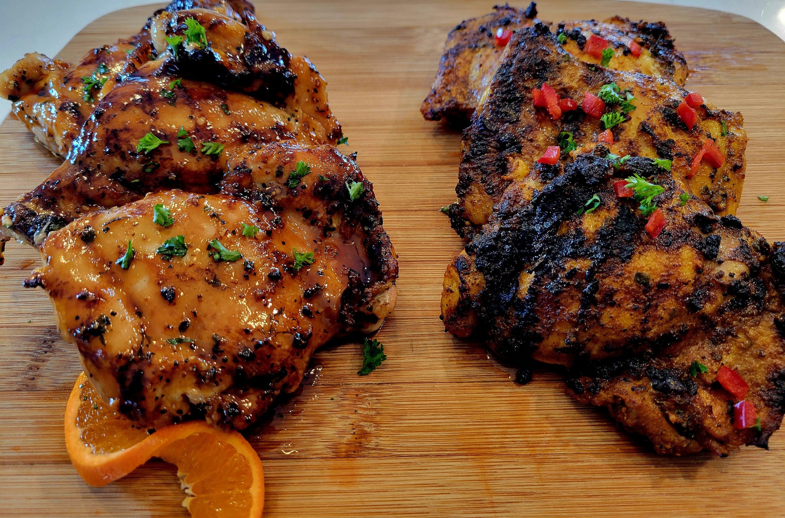 Grilled Chicken Thighs | The Jive Chive